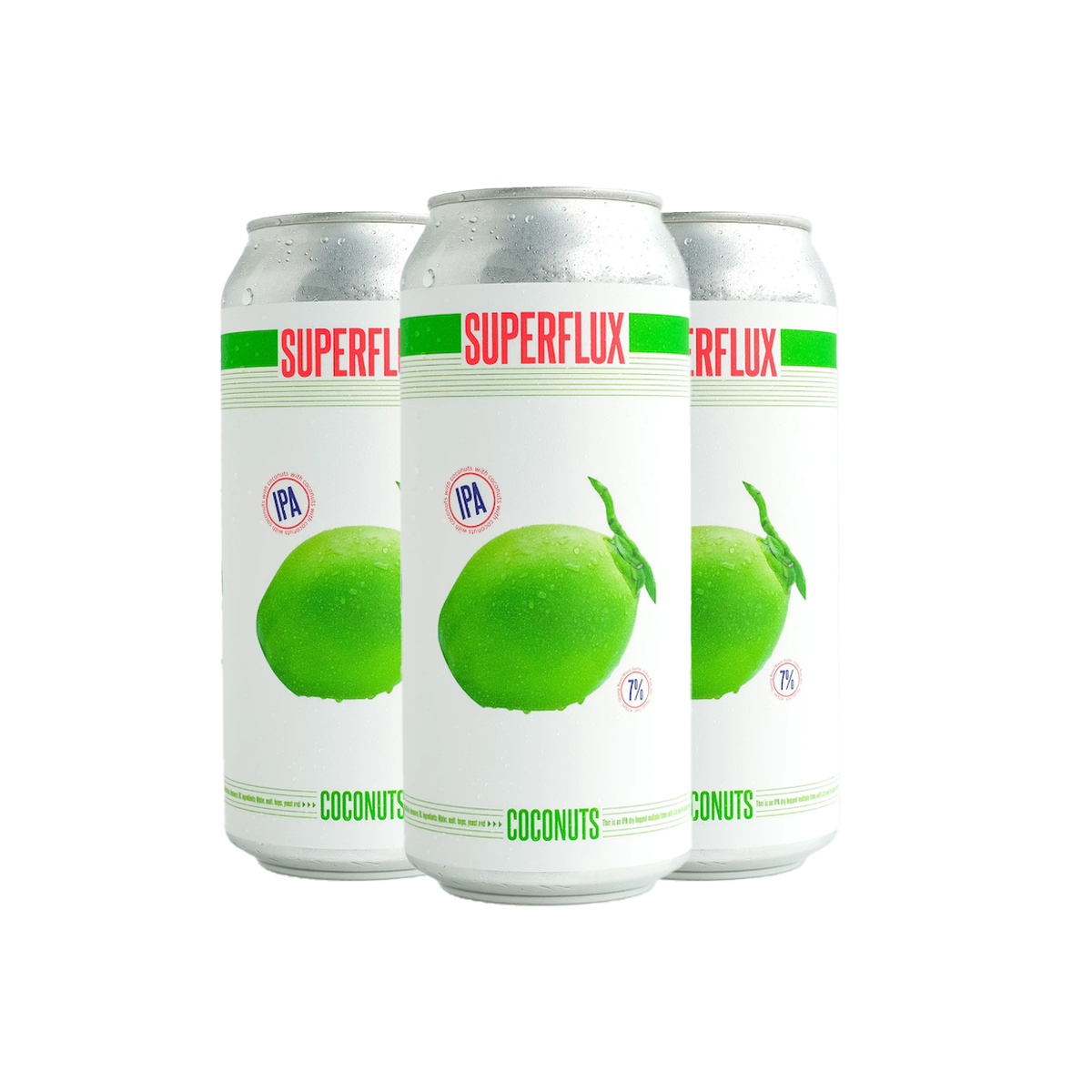 Superflux Coconuts and Lime IPA 4 Pack Cans – tagliquorstores.com