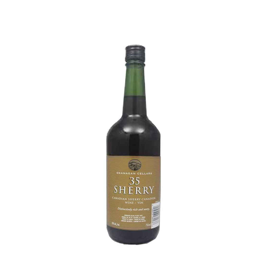 Tag Liquor Stores Delivery BC - Okanagan Cellars 35 Sherry 750ml ...