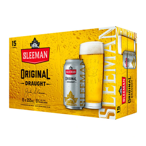 Tag Liquor Stores Delivery BC - Sleeman Original 15 Pack Cans ...