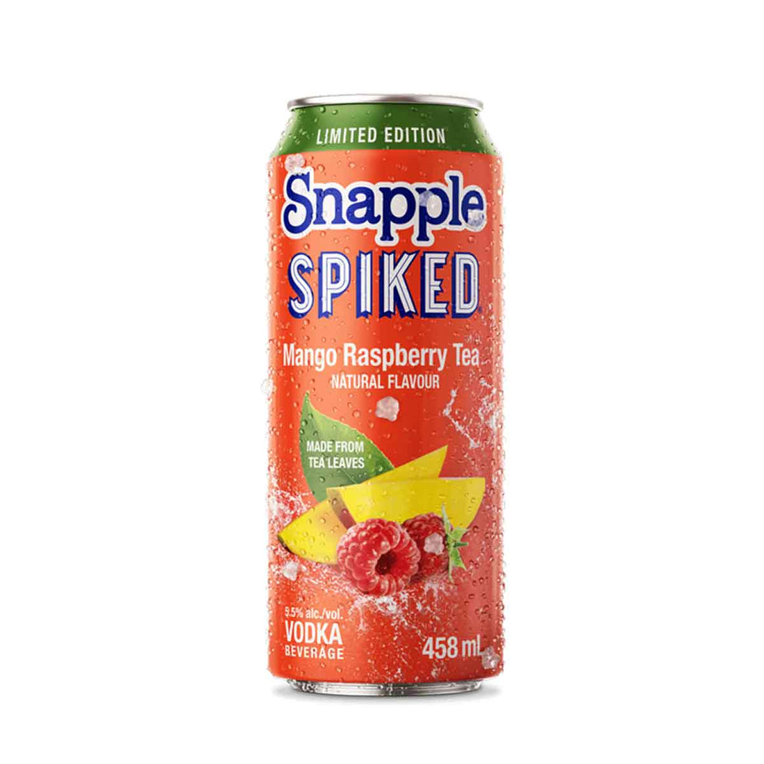 Tag Liquor Stores Delivery BC - Snapple Spiked Mango Raspberry Tea 473ml Can – tagliquorstores.com